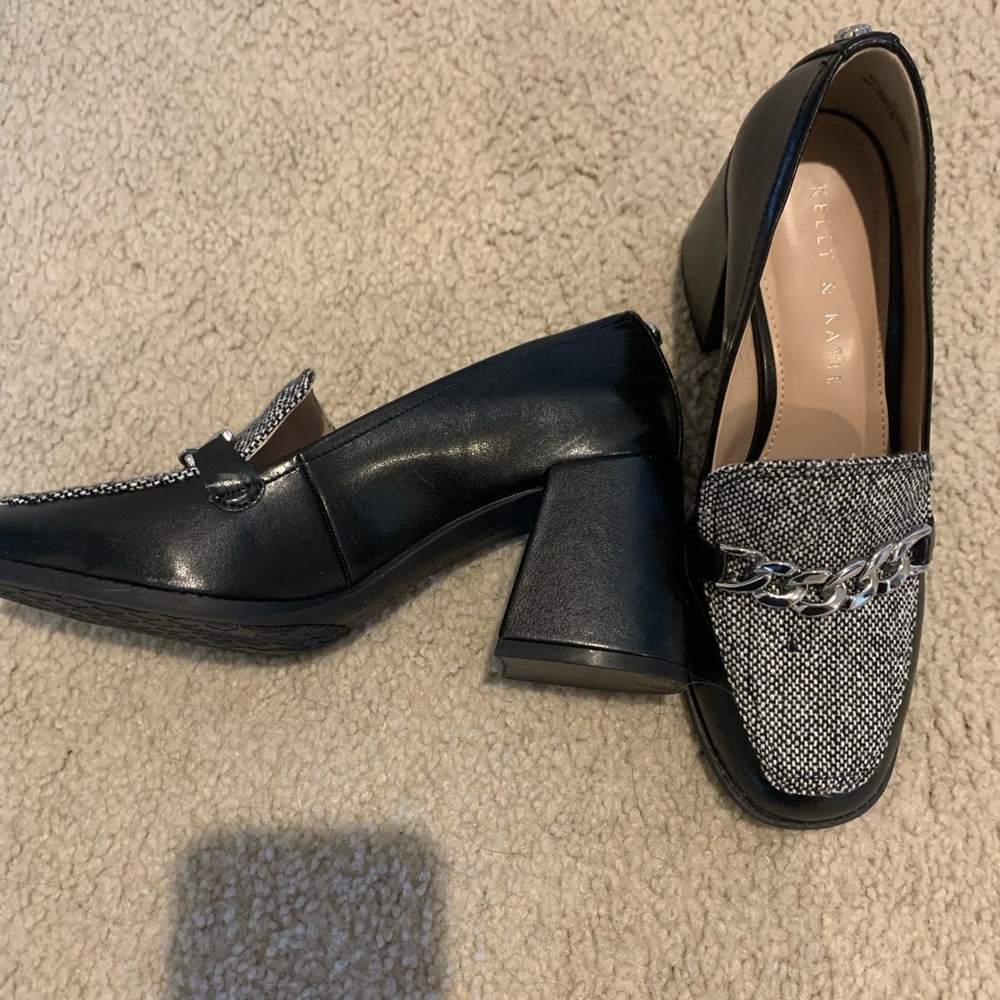 Kelly And Katie Block Black Heels - Gem